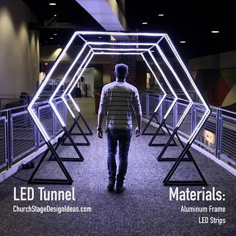 LED Tunnel-花瓣网