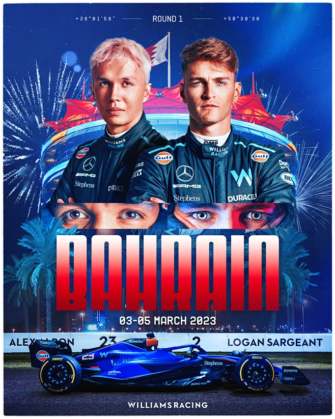 Williams Racing 2023 Graphics :: Behance-花瓣网