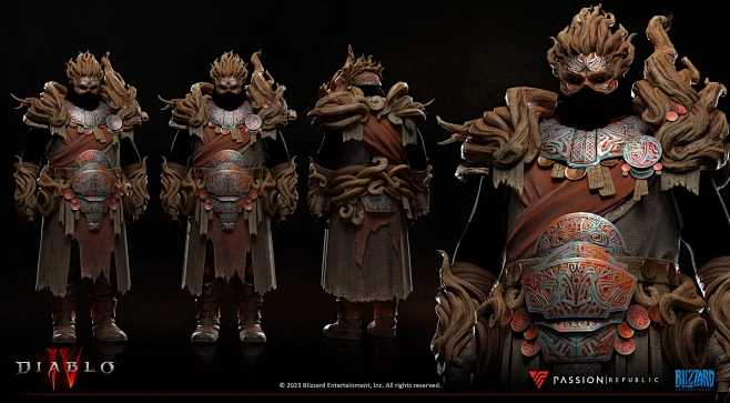 Diablo IV Character Modeling (Armors) Vol. 1-花瓣网
