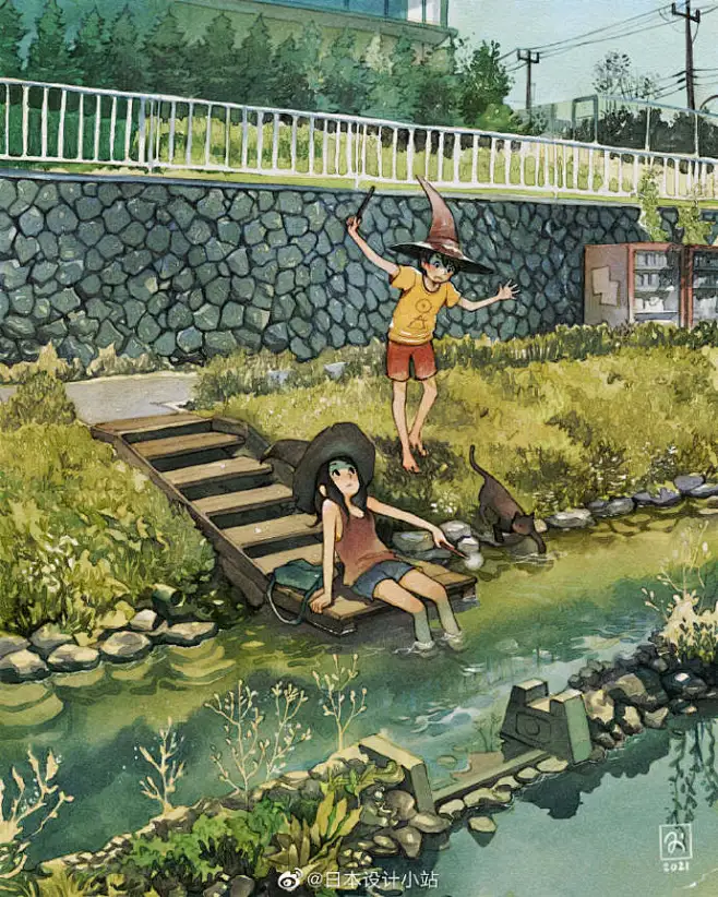 插画师Simone Ferriero笔下的假日冒险记。（simz.art）#插画# #遇见艺术# -花瓣网