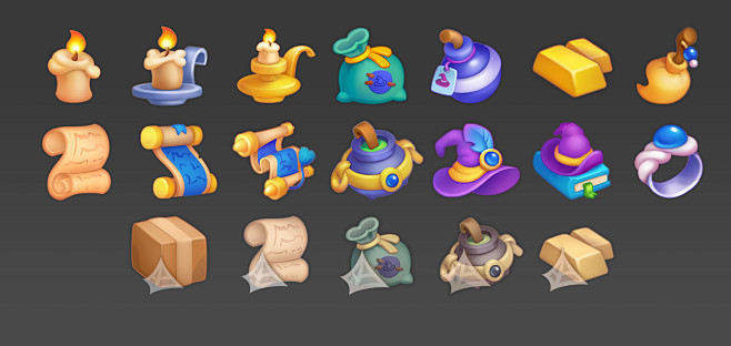 Icons for merge game
