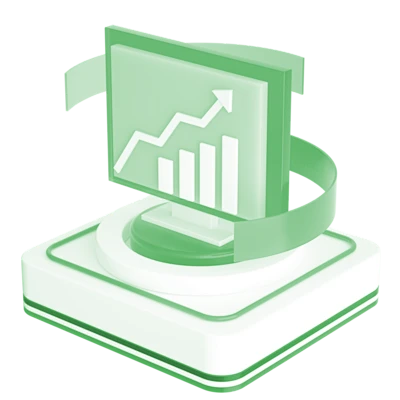 【米图网-52mitu.com】科技 Banner UI 数据 上升 报表2.5D立体科技感微软风数据提升-花瓣网