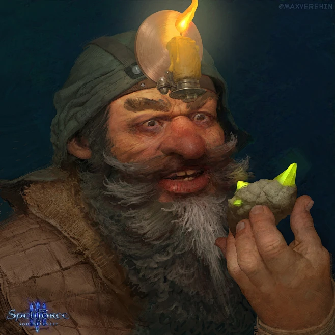 SpellForce 3 dwarfs portraits, Maxim Verehin : Some portraits I have ...
