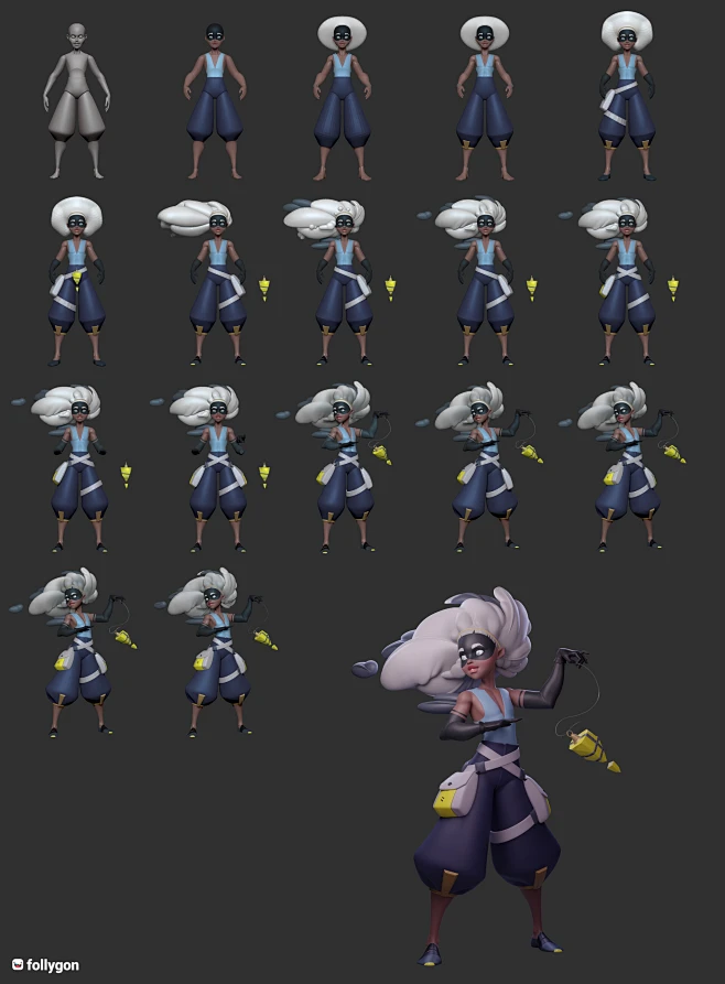 A Witty Thief, Ben (Follygon) De Angelis : New character created with ...