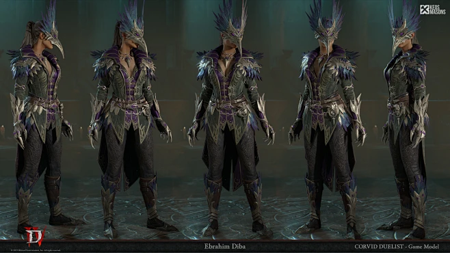 Diablo IV - Corvid Duelist - Store Armor-花瓣网