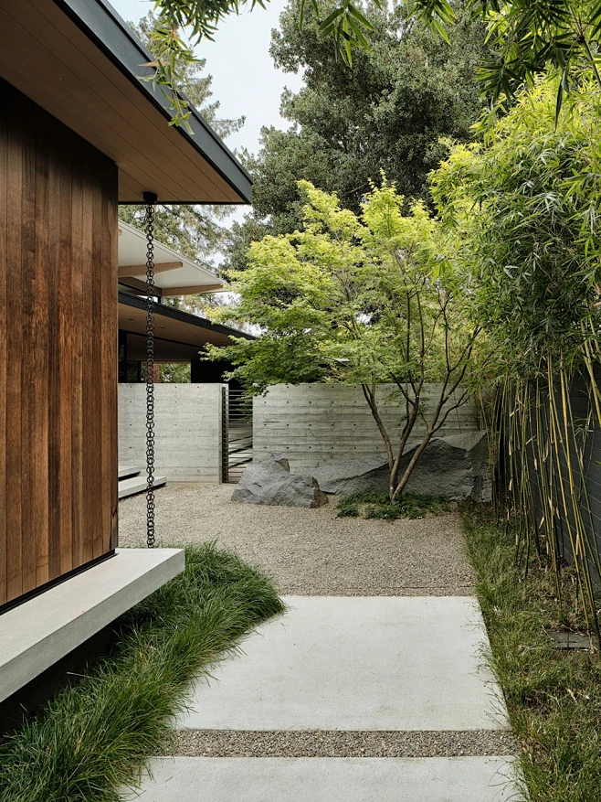 THE SANCTUARY住宅，帕洛阿尔托 / Feldman Architecture + Ground Studio Landscape ...