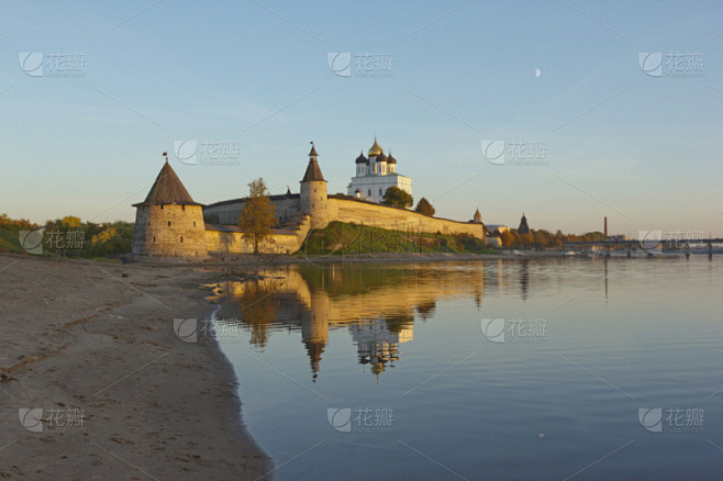 克里姆林宫,中世纪时代,塔,俄罗斯,三位一体,能力,普斯科夫,国际著名景点,东正教