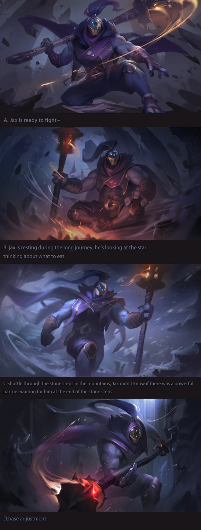 League of Legends - Base Jax Splash Art-花瓣网