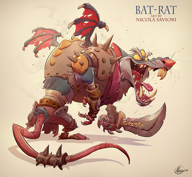 ArtStation - Bat-Rat, Nicola Saviori
