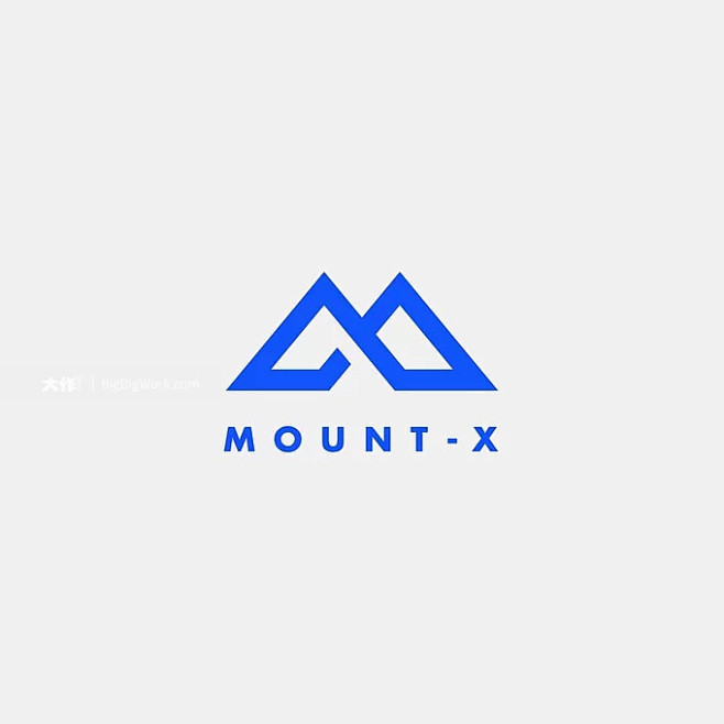 Mount-XLogo ConceptBrand专注于攀岩鞋类，装备和服装。重叠构成M和X的两个三角形（山）的简单想法通常可以由每个人不同地 ...