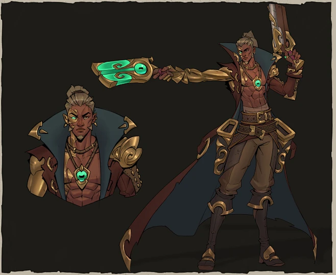 Sea Dog Aphelios, Jhin & Lucian-花瓣网