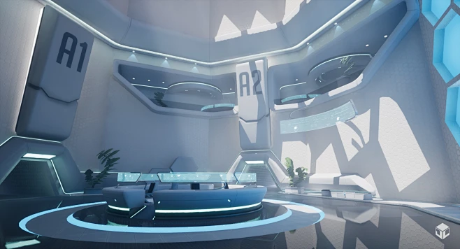 Half-Life Environment Redesign ( Black Mesa Lobby ), Joshua Llorente ...