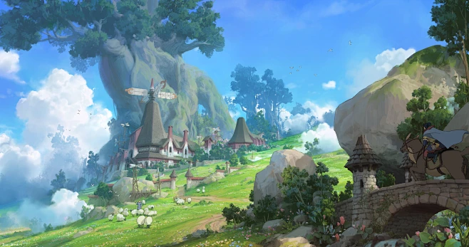 洛克猴杜震作品《Hometown》-花瓣网