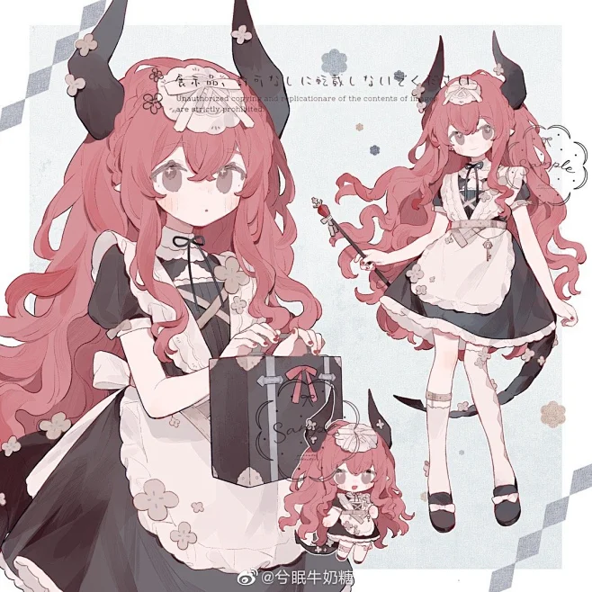 微博：兮眠牛奶糖-花瓣网