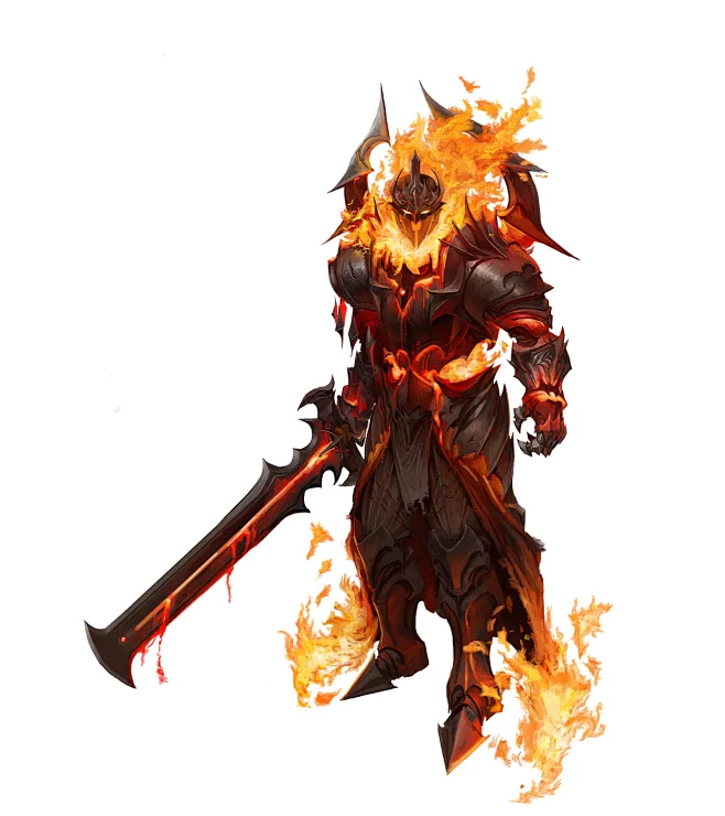 fire knight-花瓣网