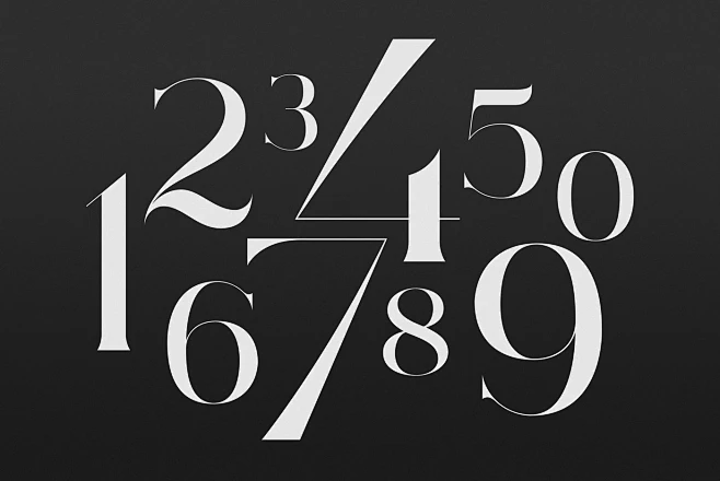 123456789字体-花瓣网