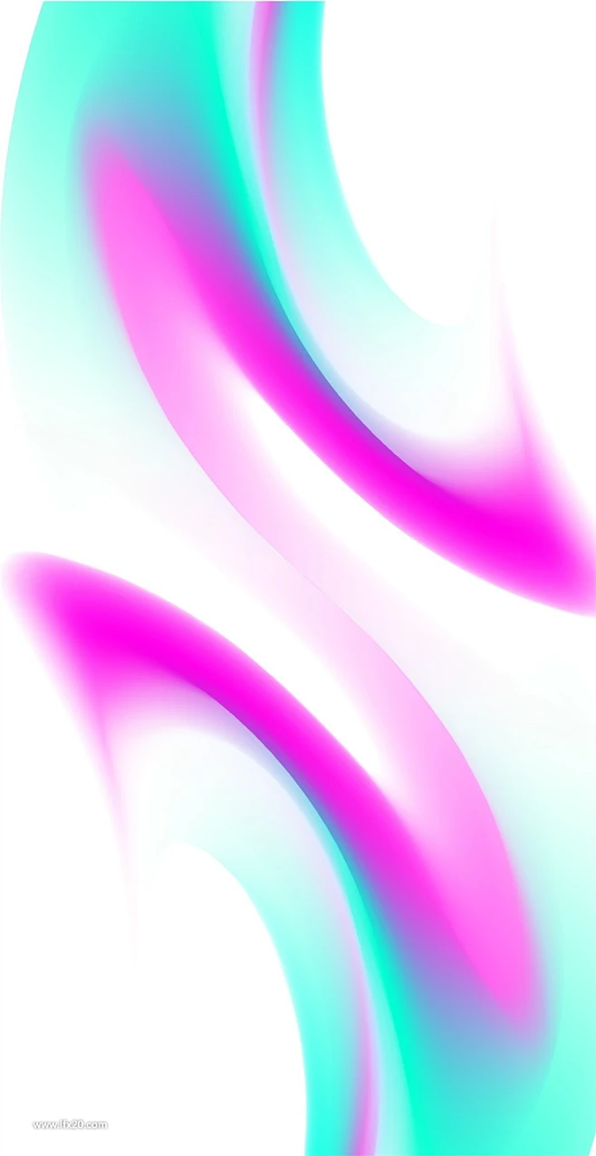 彩色曲线烟云图形柔光光效背景海报-花瓣网