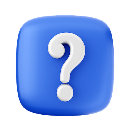 Question Mark 3D Icon