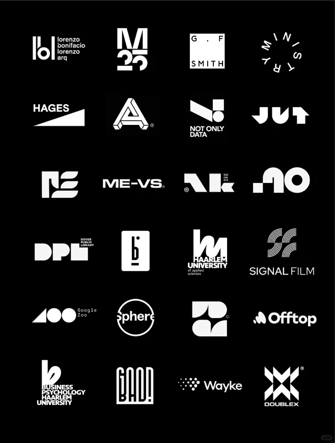 把字母图形化|越简约越高级的logo设计 - 小红书-花瓣网