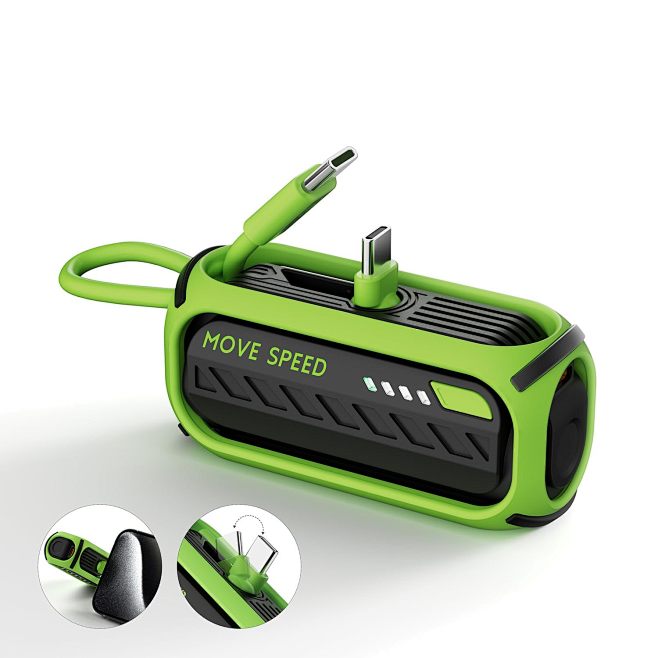 MOVE SPEED Portable Charger 5000mAh, PD 20W & QC 22.5W Fast Charging ...