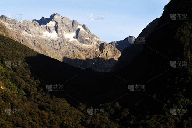新西兰,峡湾,doubtful sound,milford track,主教法冠,米佛峡湾,水平画幅,雪,瀑布,无人