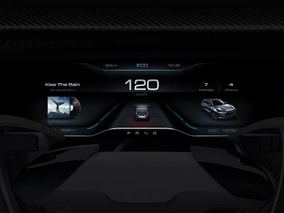 HMI Design future space texture metal music black hmi illustration ...
