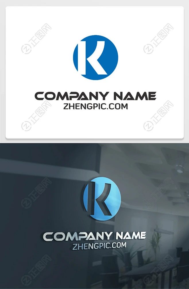 字母Klogo设计-花瓣网