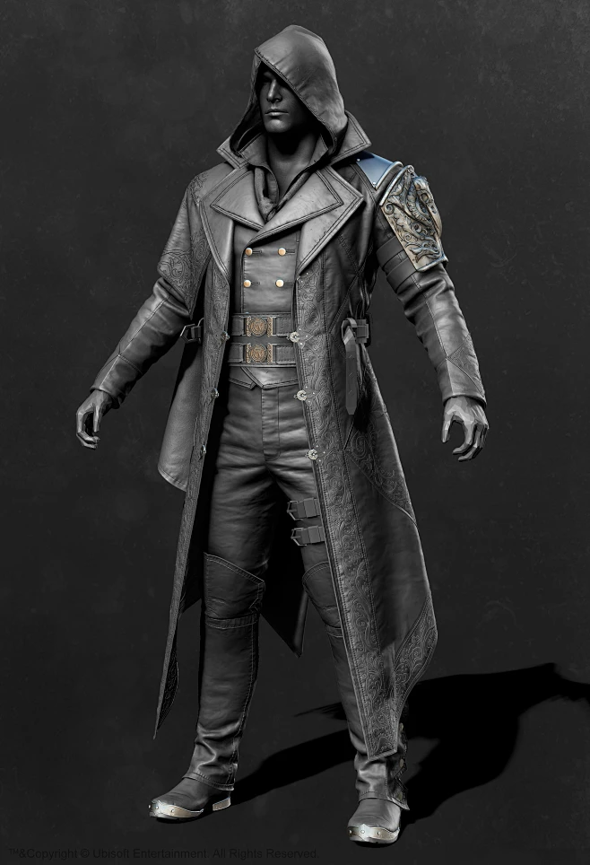 Assassin's Creed Syndicate - Jacob Outfit 07 Zbrush, Mathieu Goulet ...