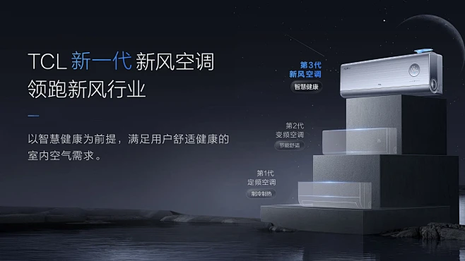 TCL1.5匹新风空调挂机-小蓝翼P7-花瓣网