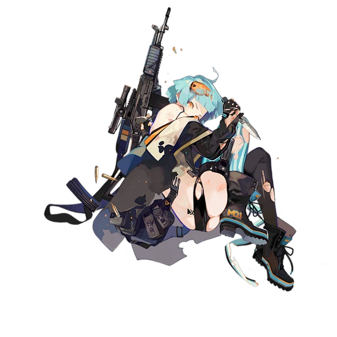 Zas M21 - 少前百科GFwiki - 少女前线专题百科图片_0-Zas图片素材-花瓣网