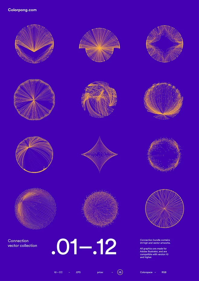 Colorpong.com - Connection – Vector Collection-花瓣网