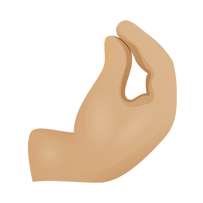 Pinched fingers skin 2