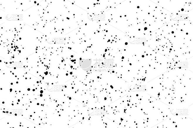 Splatter background. Black calligraphy ink splats.图片_其他图片图片素材-花瓣网