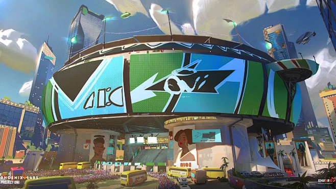 Project ONI Unreleased - Concept and visual development -花瓣网