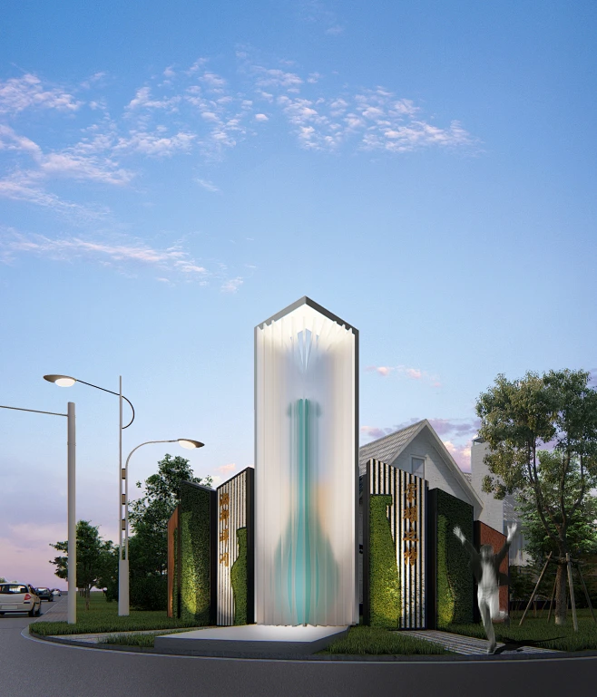 城市道路两侧景观绿化提升-翻墙设计-原创作品|51design-花瓣网