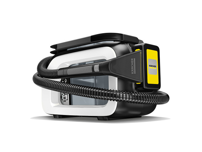 The Kärcher SE 3-18 Compact Home spray extraction cleaner combines deep ...