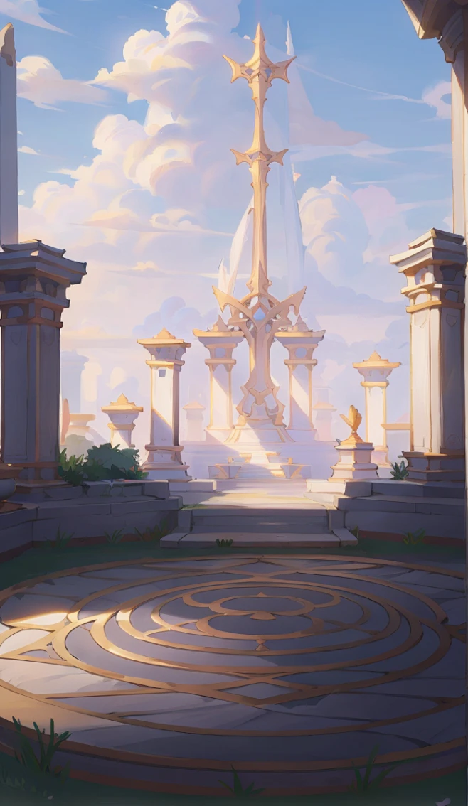 03079-1259651341-dipan,no humans, dipan,sky, no humans, stairs, cloud ...