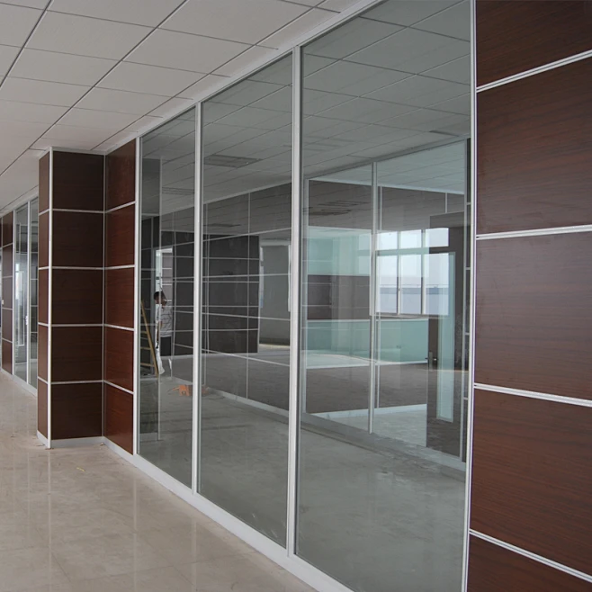 重庆百叶高隔断办公室玻璃隔断墙 铝合金钢化玻璃隔音墙屏风隔断-淘宝网-花瓣网