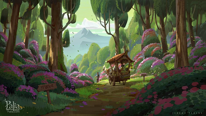 Traveling Merchant cart-花瓣网