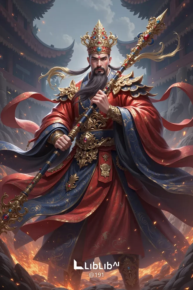 武僧FLUX-LoRA-191-LiblibAI-花瓣网