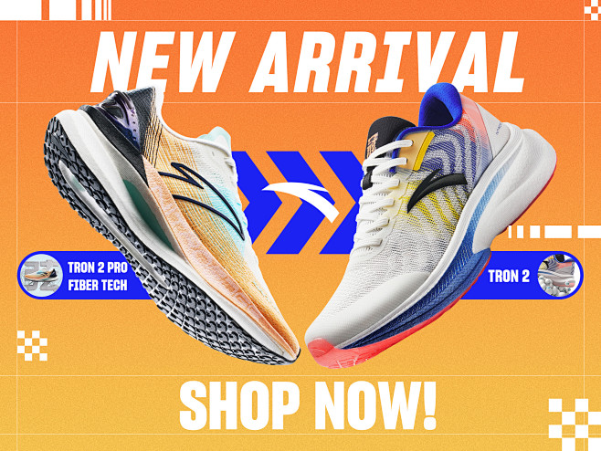 ANTA·New product poster·新品海报·撞色 @多肉圆子