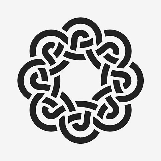 凯尔特结花环编织图标_88ICON https://88icon.com 凯尔特结 花环 编织 装饰 盘绕 凯尔特图案 古代 缠绕-花瓣网