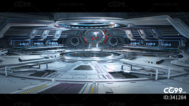 科幻 宇宙飞船内部 实验室 室内场景 机库 空间站-cg模型免费下载-3dsmax模型-CG99-花瓣网