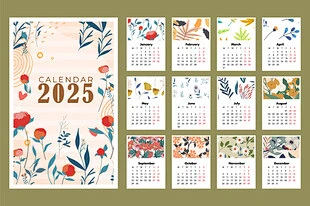 2025年日历-花瓣网