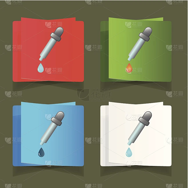 图标药物滴与滴向量素材-花瓣网