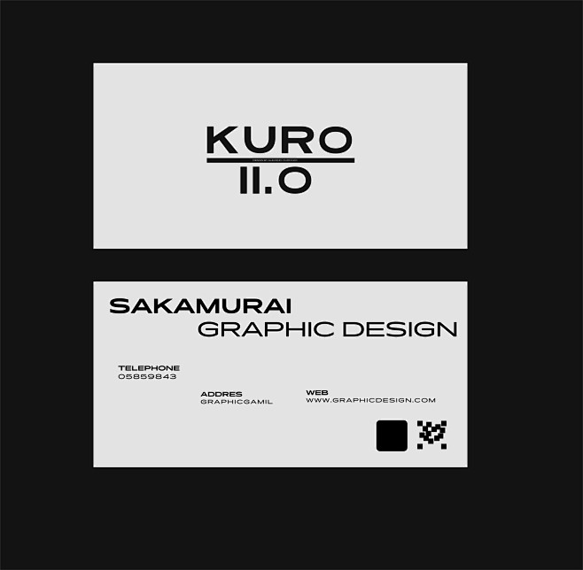 KURO 服装品牌 Brand design_vvvv_offi