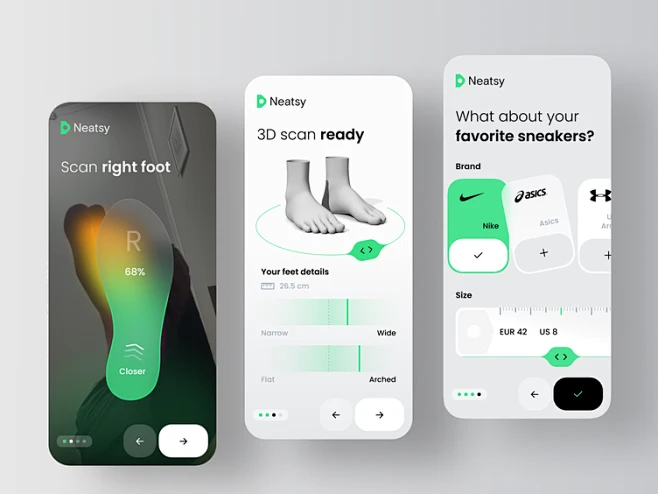 EMS TENS Healthcare UX UI Design Development-花瓣网