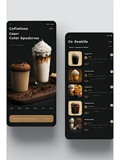 automatic Coffee Coffee machine design GUI Interface Kiosk UI ux uxui-花瓣网