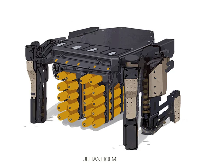 Rogue AI rocket platform., Julian Holm : Rogue AI rocket platform. by ...