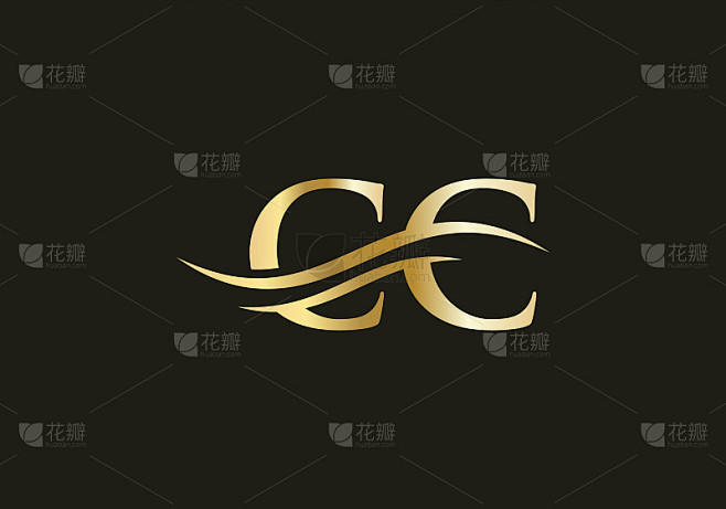 CC字母标识，豪华CC字母标识设计